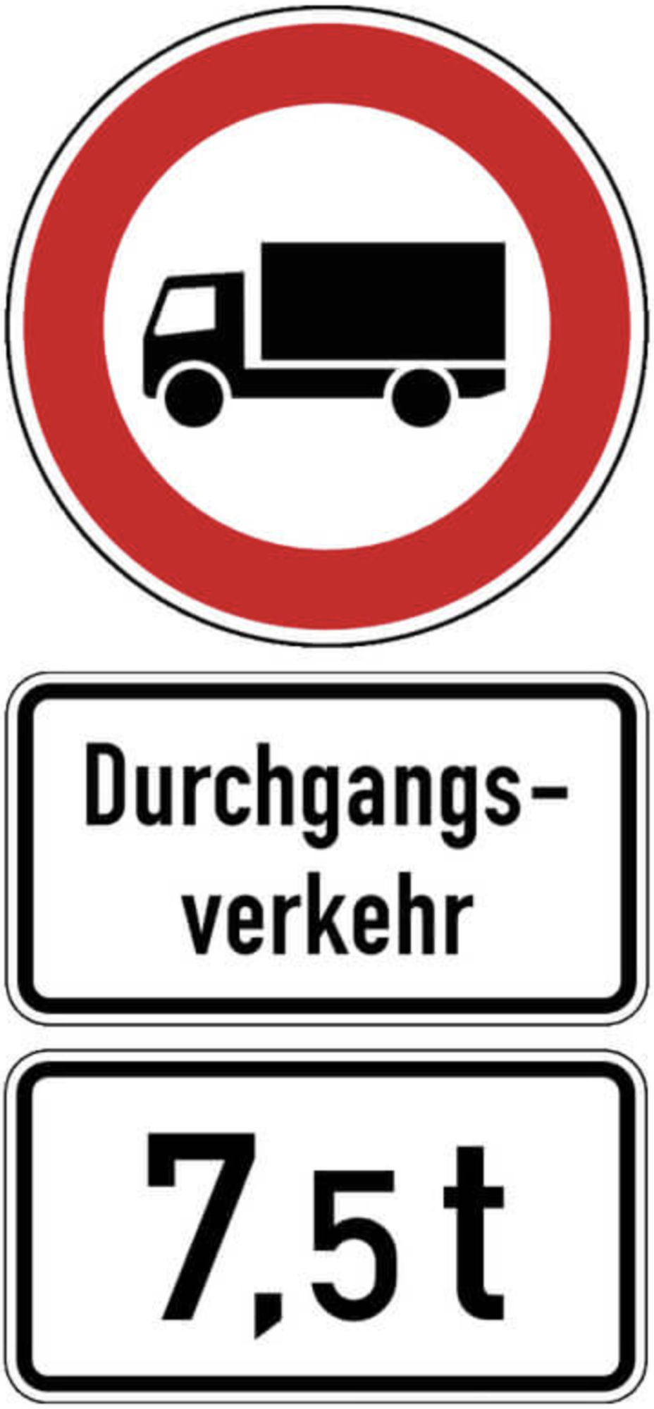 Sie Fahren Eine Fahrzeugkombination